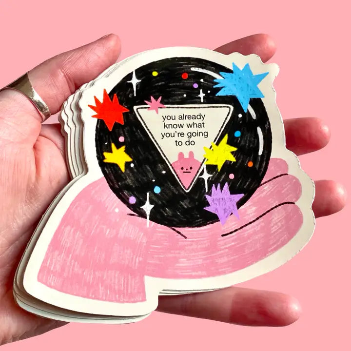 Magic 8 Ball Sticker by Clarice Tudor – Family Store