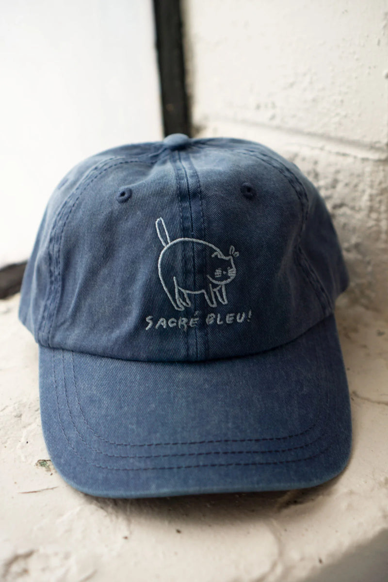 Sacré Bleu Vintage Blue Dad Hat by Stay Home Club – Family Store